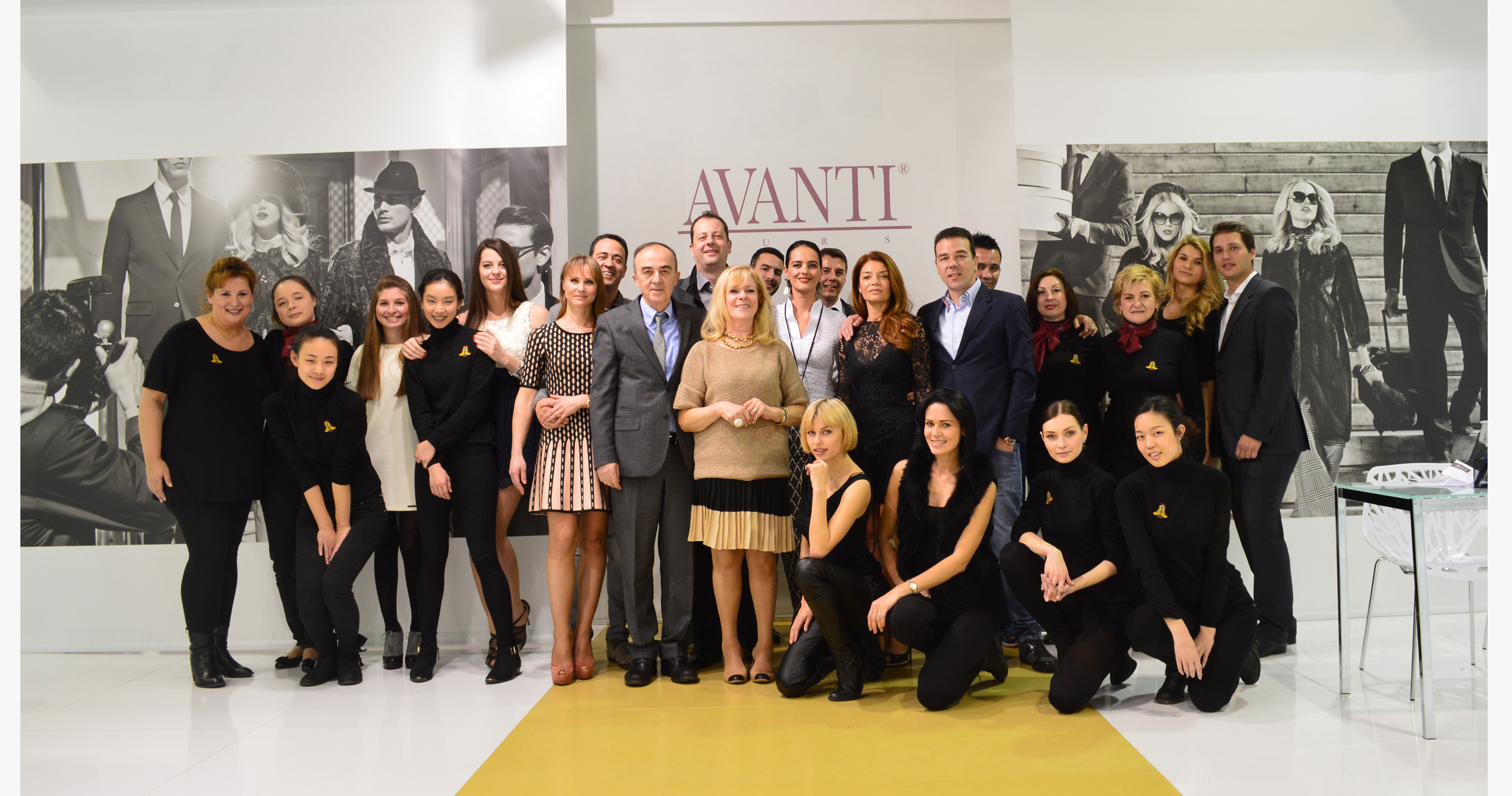 AVANTI FURS Team at MIFUR 2014 | AVANTI Furs