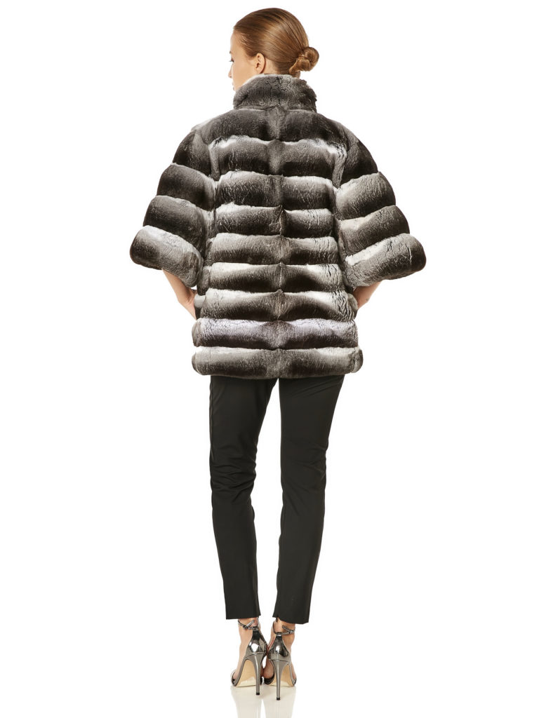 Chinchilla Fur Coat Model Gina | AVANTI FURS Collection